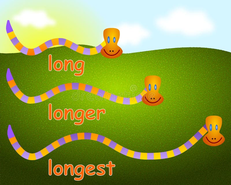 Long Longer Longest Clipart Long Longer Longest Clipart