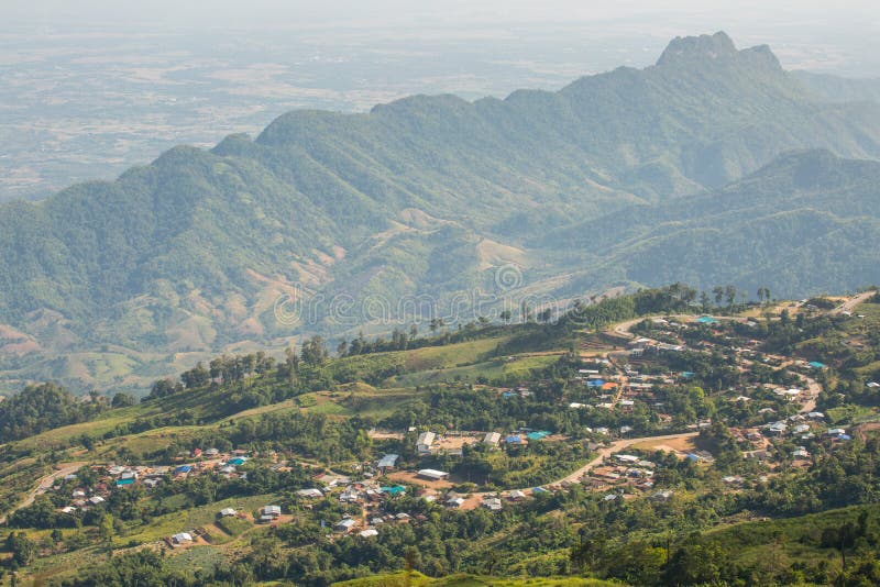 Long Mountain stock image. Image of mountain, village - 64585711