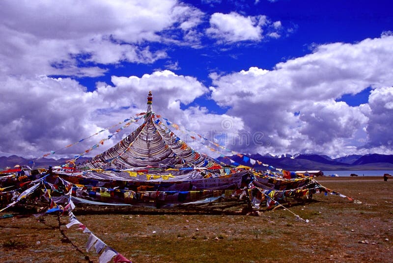 Long Narrow Flag stock image. Image of narrow, flag, long - 4266189