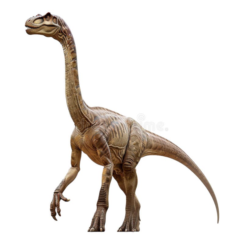 Long Neck Dinosaur on Transparent Background - Ai Generated Stock ...