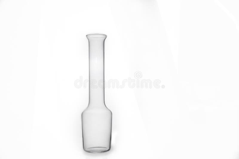 Long Neck Glass on a White Background Stock Image - Image of bottle ...