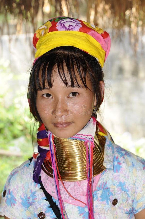Long Neck Woman in Thailand Editorial Stock Photo - Image of poor ...