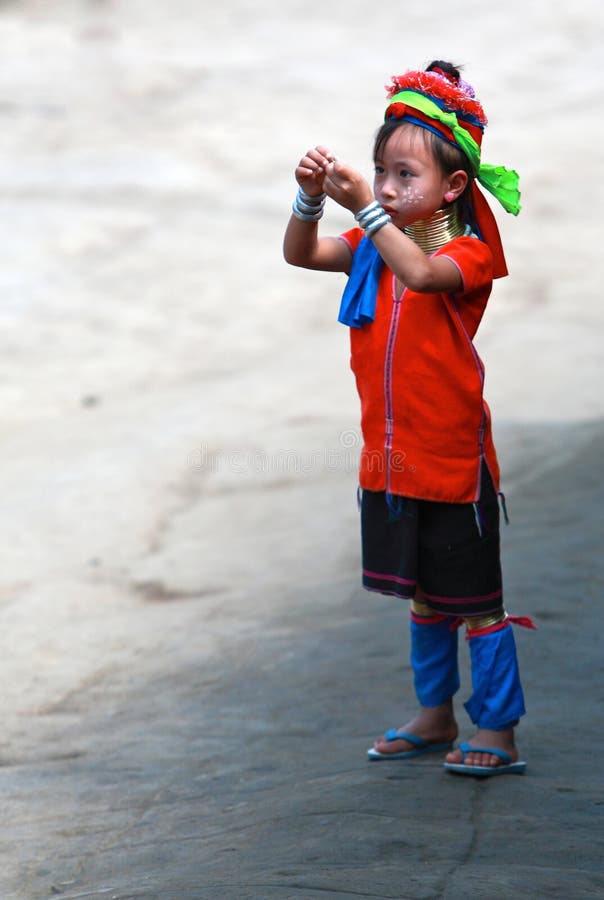 Long neck tribe, Thailand editorial image. Image of karen - 15069555
