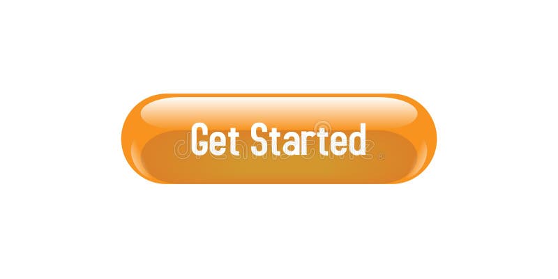 Get started button stock vector. Illustration of cursor - 251858261