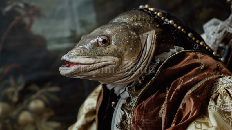 Long-nosed fish stock photo. Image of carnivorous, generated - 375582766