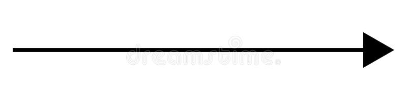 Long, Oblong Right Arrow, Cursor, Pointer Element, Shape Vector Graphic ...