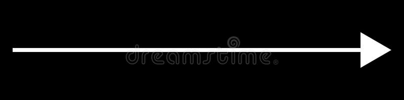 Long, Oblong Right Arrow, Cursor, Pointer Element, Shape Vector Graphic ...