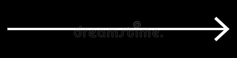 Long, Oblong Right Arrow, Cursor, Pointer Element, Shape Vector Graphic ...