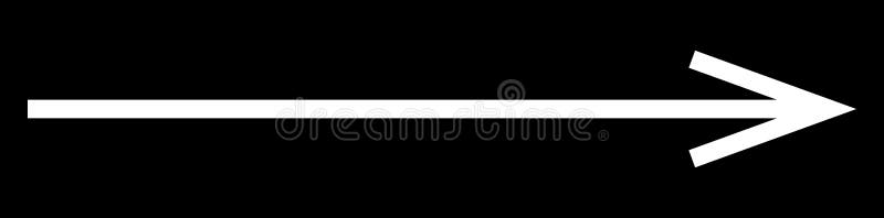Long, Oblong Right Arrow, Cursor, Pointer Element, Shape Vector Graphic ...