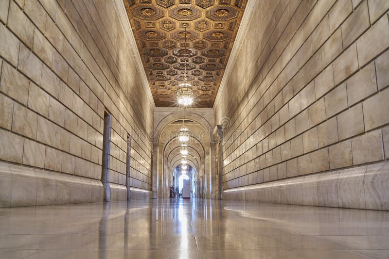 Marble hall stock image. Image of architecture, castle - 14663749