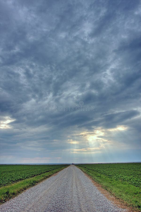 Long open road stock photo. Image of meadow, america - 10596082