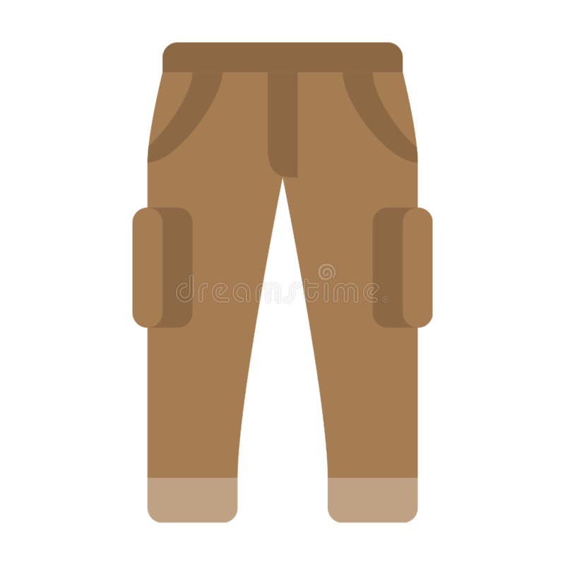 Long Pants Icon, Long Pant Vector Outline Stock Vector - Illustration ...