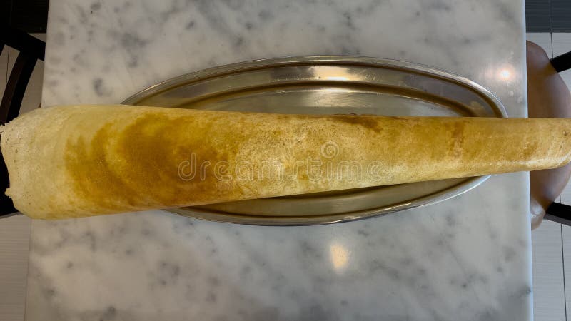 Long paper masala dosa stock photo. Image of delicious - 248659352