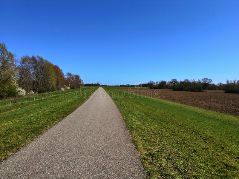 Long pathway over a stock image. Image of nature, long - 150623423