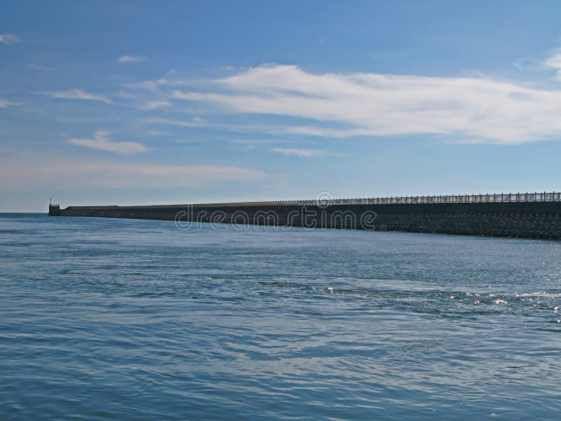 A long pier stock image. Image of nature, wave, calm - 11563539