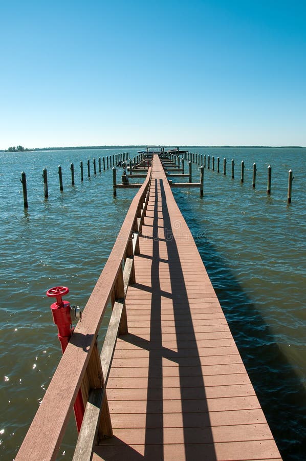 Long Pier stock image. Image of nature, diminishing, scenics - 26171095