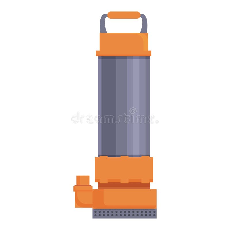 Long Pipe Submersible Pump Icon Cartoon Vector. Aquatic Liquid Stock ...