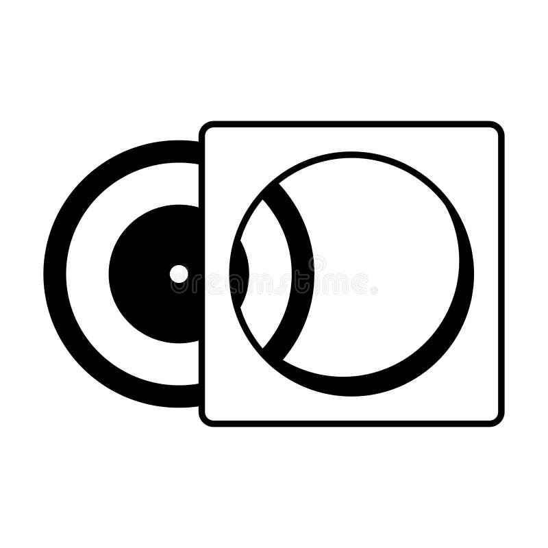 Long play retro music icon stock vector. Illustration of nostalgic ...