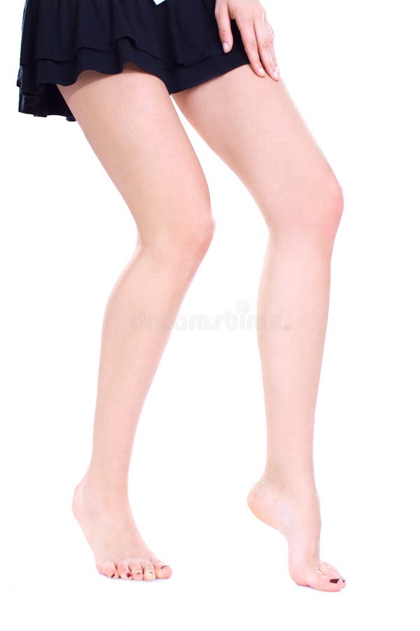 Long pretty woman legs stock image. Image of beautician - 12304859