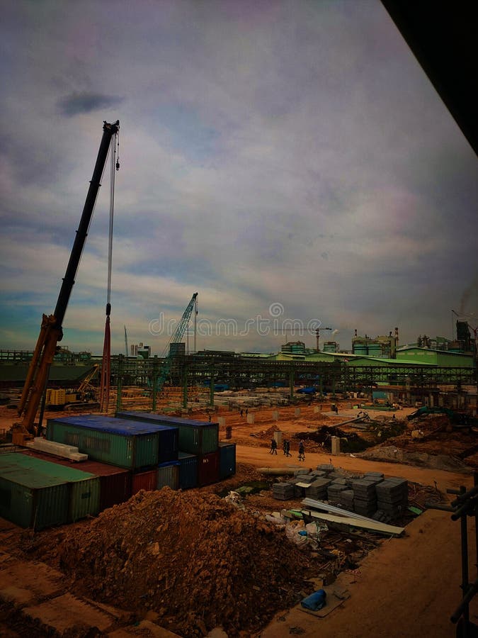 Long Project Construction from Indonesian Editorial Photo - Image of long, company: 261975506