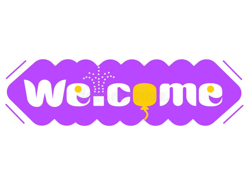 Banner Purple Welcome Stock Illustrations – 1,873 Banner Purple Welcome ...