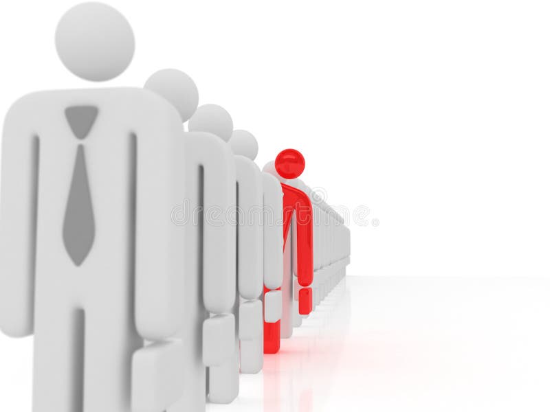 Long queue stock illustration. Illustration of queue - 11992331