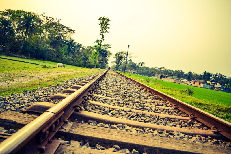 Long Rail road stock photo. Image of nature, capture - 88165854