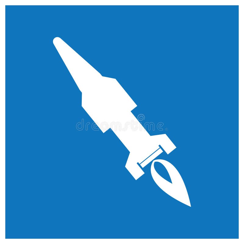 Long-range Missile Icon Vector Design Stock Vector - Illustration of ...