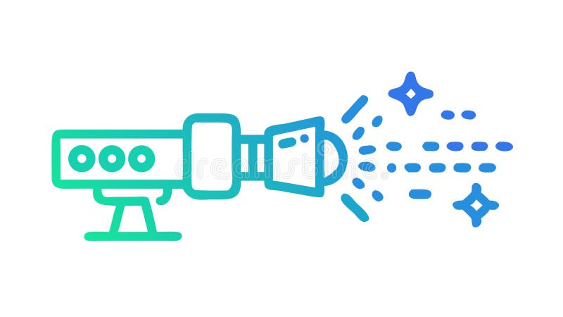 Long-Range Observation Telephoto Vision, Vector Design Generative AI ...