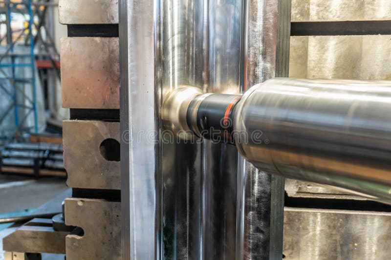 Long Reach Spindle with Quick Cutter on a Cnc Machine Stock Image ...