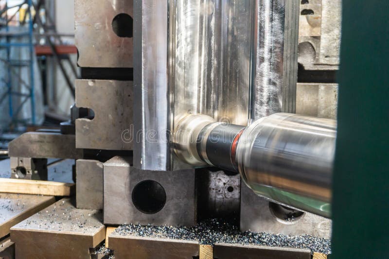 Long Reach Spindle with Quick Cutter on a Cnc Machine Stock Image ...