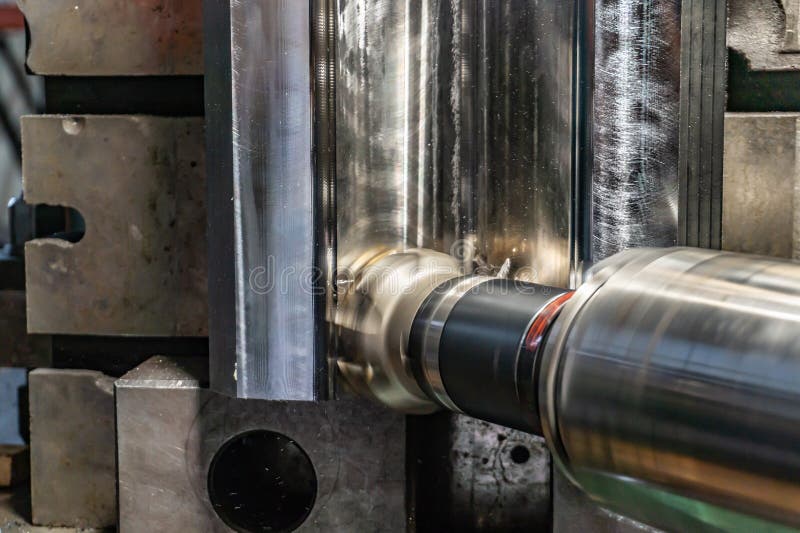 Long Reach Spindle with Quick Cutter on a Cnc Machine Stock Photo ...