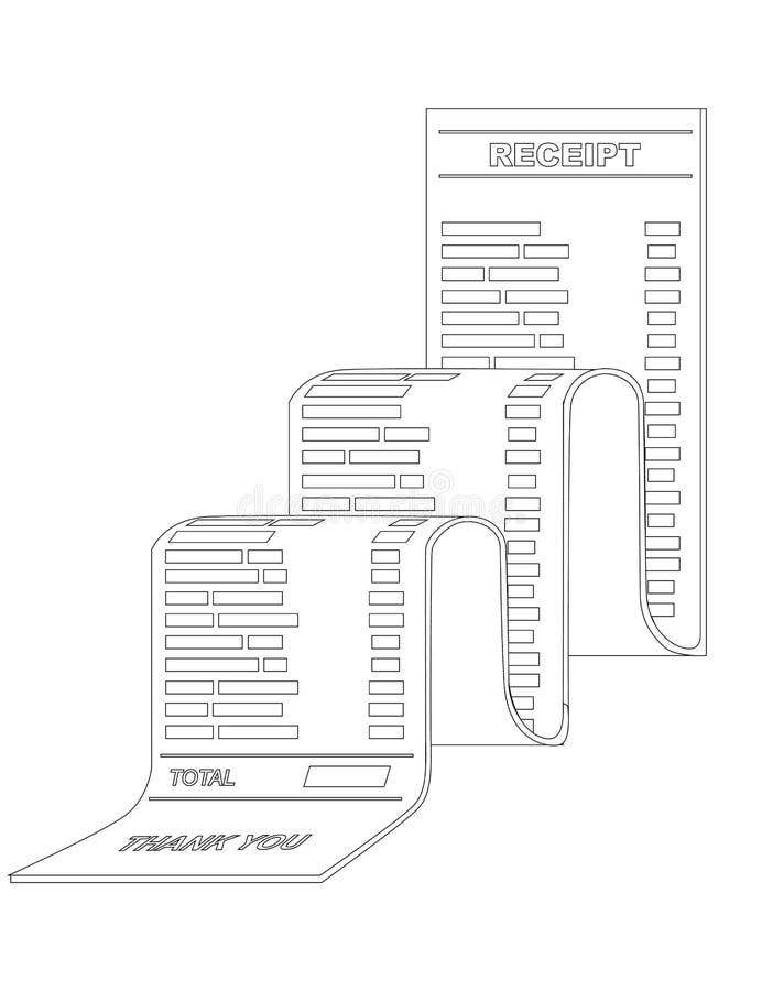 Long Receipt Stock Illustrations – 1,476 Long Receipt Stock ...
