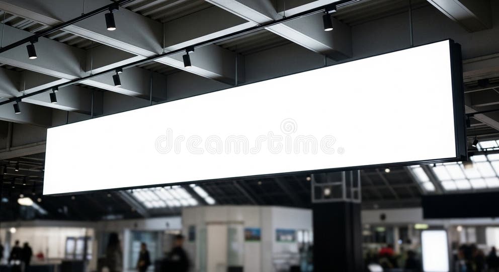 Blank White Rectangular Digital Display Screen Stock Illustrations ...