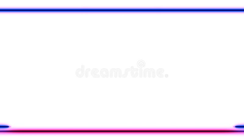 Rectangular Horizontal Frame with Moving Neon Light Effect, Blue Frame ...
