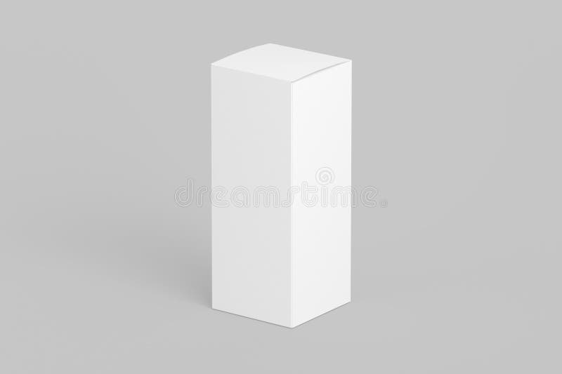3d Illustration of Long Rectangular Box Stock Illustration ...