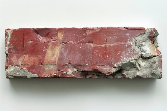 A Long, Rectangular Red Brick Centered on the Left Side of an Allwhite ...