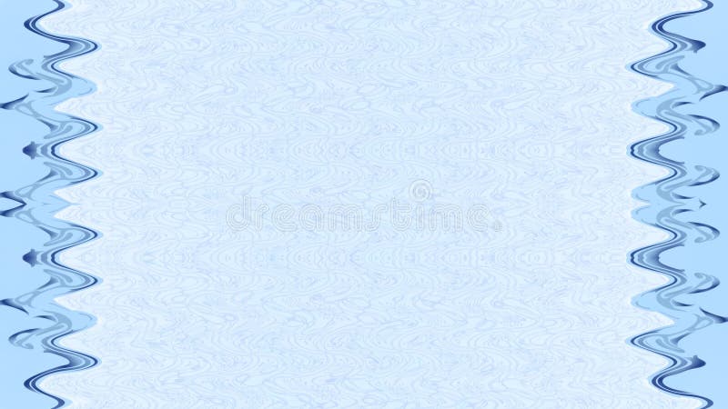 Long, Rectangular, Vertical Decorated Wavy Blue Stripes, Lines on a ...