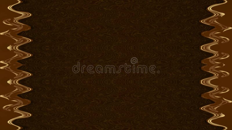 Long, Rectangular, Vertical Decorated Wavy Gold Stripes, Lines on a ...