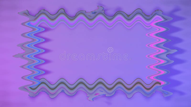 Long Rectangular Wavy Horizontal Decorated Colorful Green Widening and ...