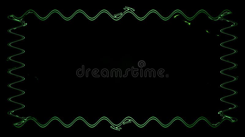 Long Rectangular Wavy Horizontal Decorated Golden Still Long Lines ...