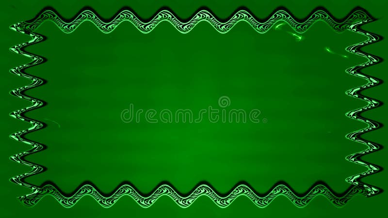 Long Rectangular Wavy Horizontal Decorated Thick Golden Still Long ...