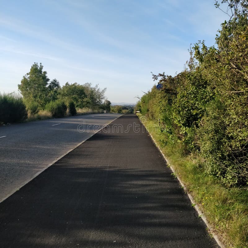 Long road ahead stock photo. Image of long, edinburgh - 165266314