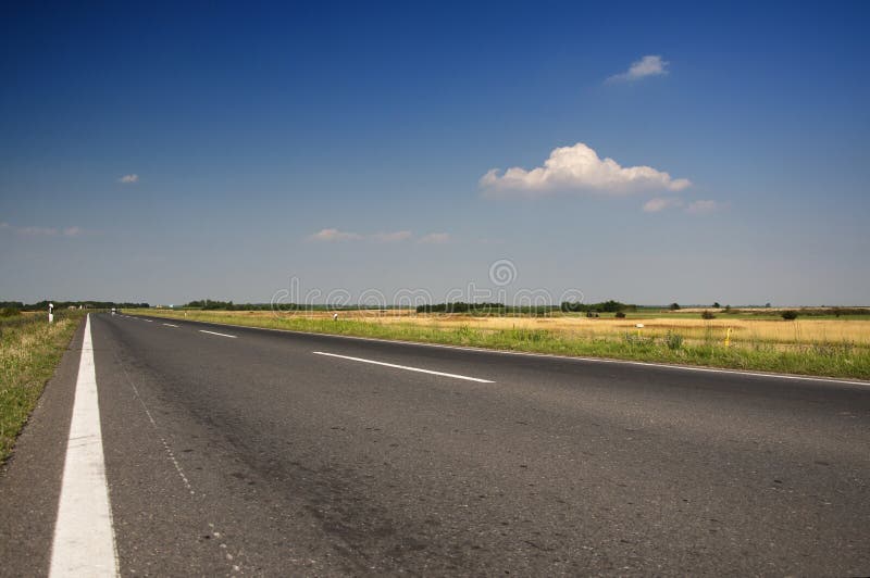 The long road stock image. Image of scene, driving, journey - 83948579