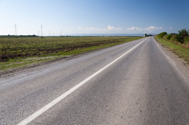 The long road stock image. Image of asphalt, road, scene - 83949543