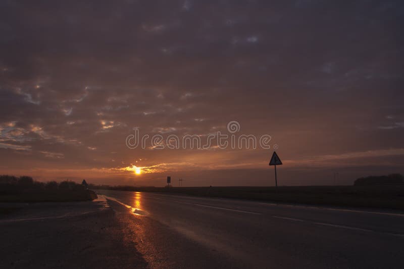The long road stock photo. Image of sunlight, eternity - 83960506