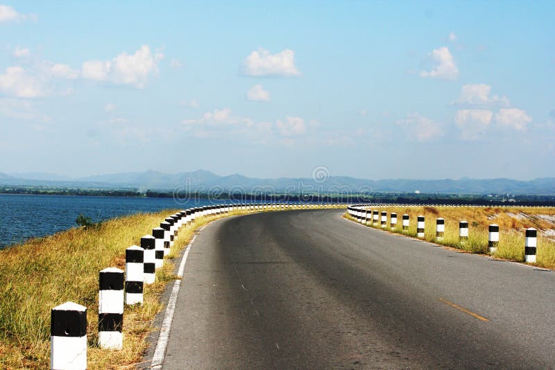 Long road stock photo. Image of silent, blue, nature - 54377992