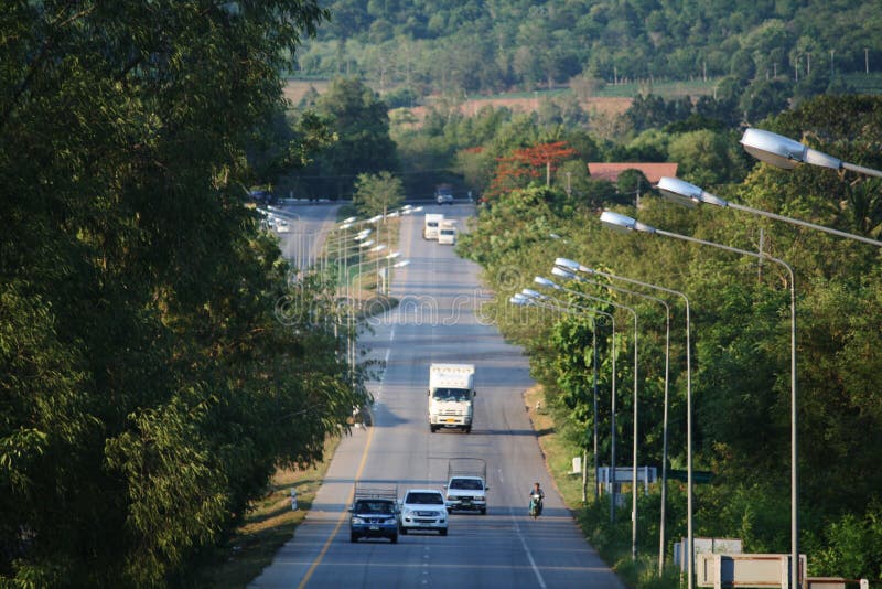 Long road stock photo. Image of speed, transport, road - 55187562