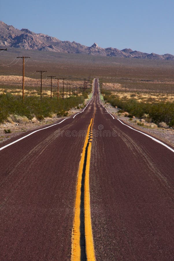 Long road stock image. Image of horizon, endless, barren - 16386507
