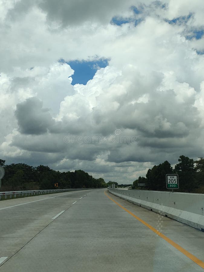 Long Road for Happines and Peaceful Stock Image - Image of long ...